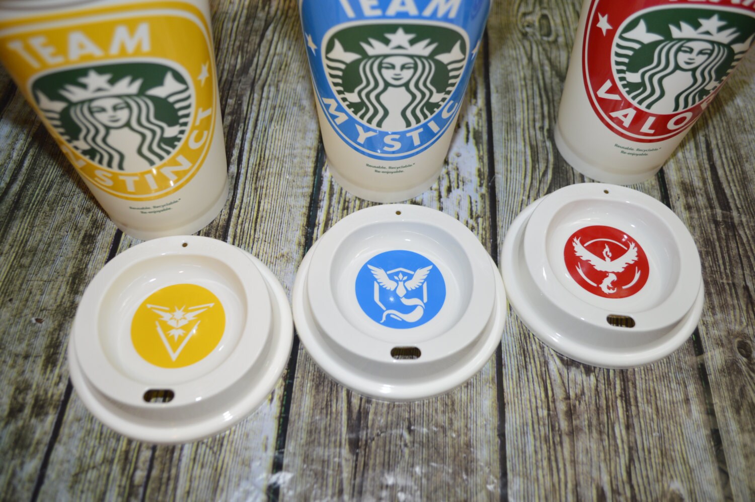 Pokemon GO Team Mystic, Team Instinct, Team Valor Cup - Genuine ...