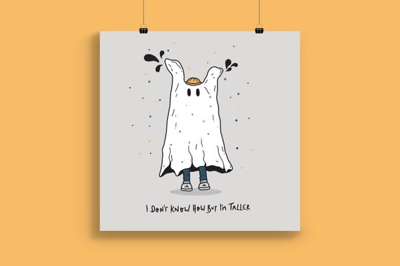 Phoebe Bridgers Inspired Ghost Art Print - Etsy