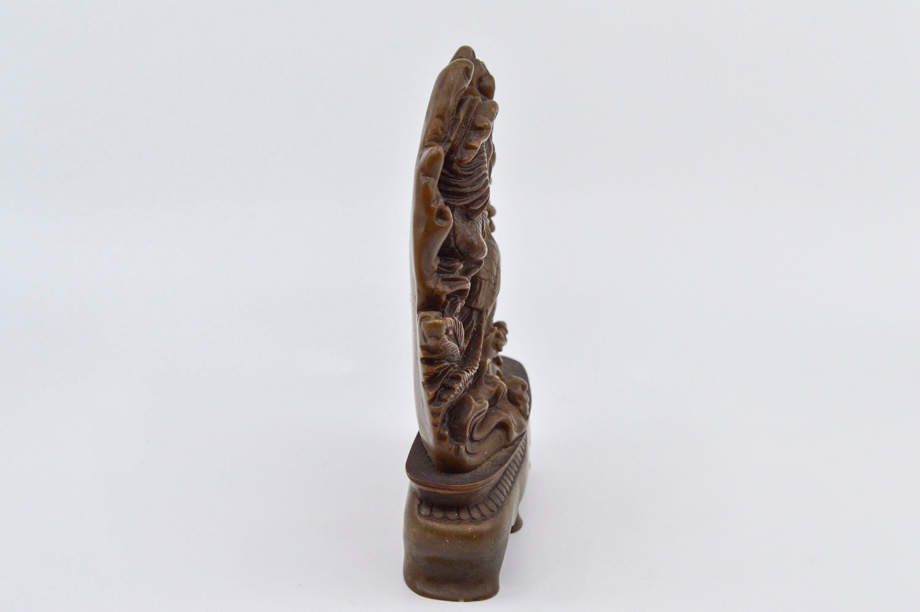 Vintage, Chinese, Ssoap Stone , Dragon , Figurine, 7 Inches Tall, 1970s ...