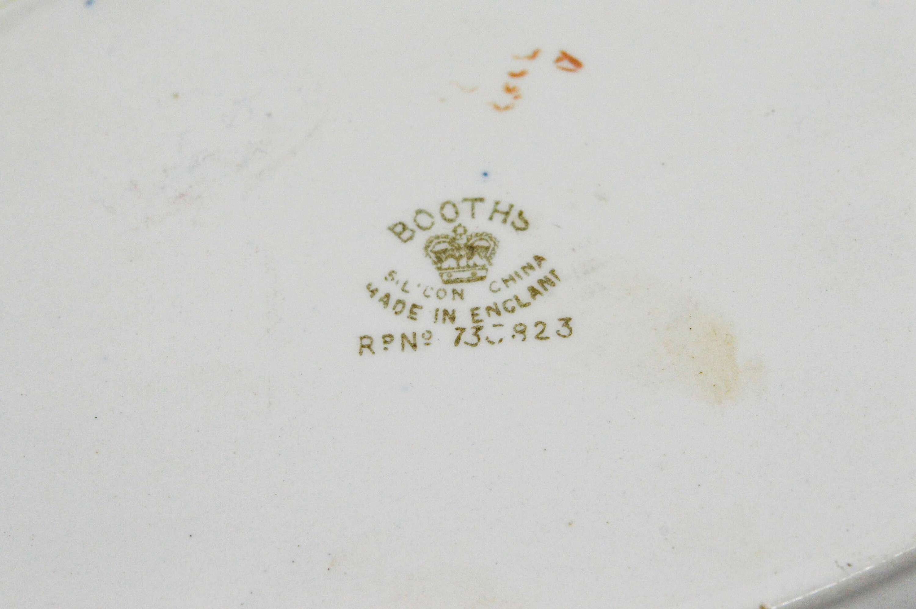 Antique English Booths Porcelain Blue and White Deep Dish | Etsy