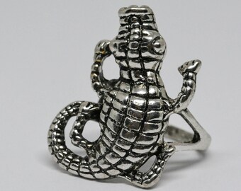 Alligator ring | Etsy