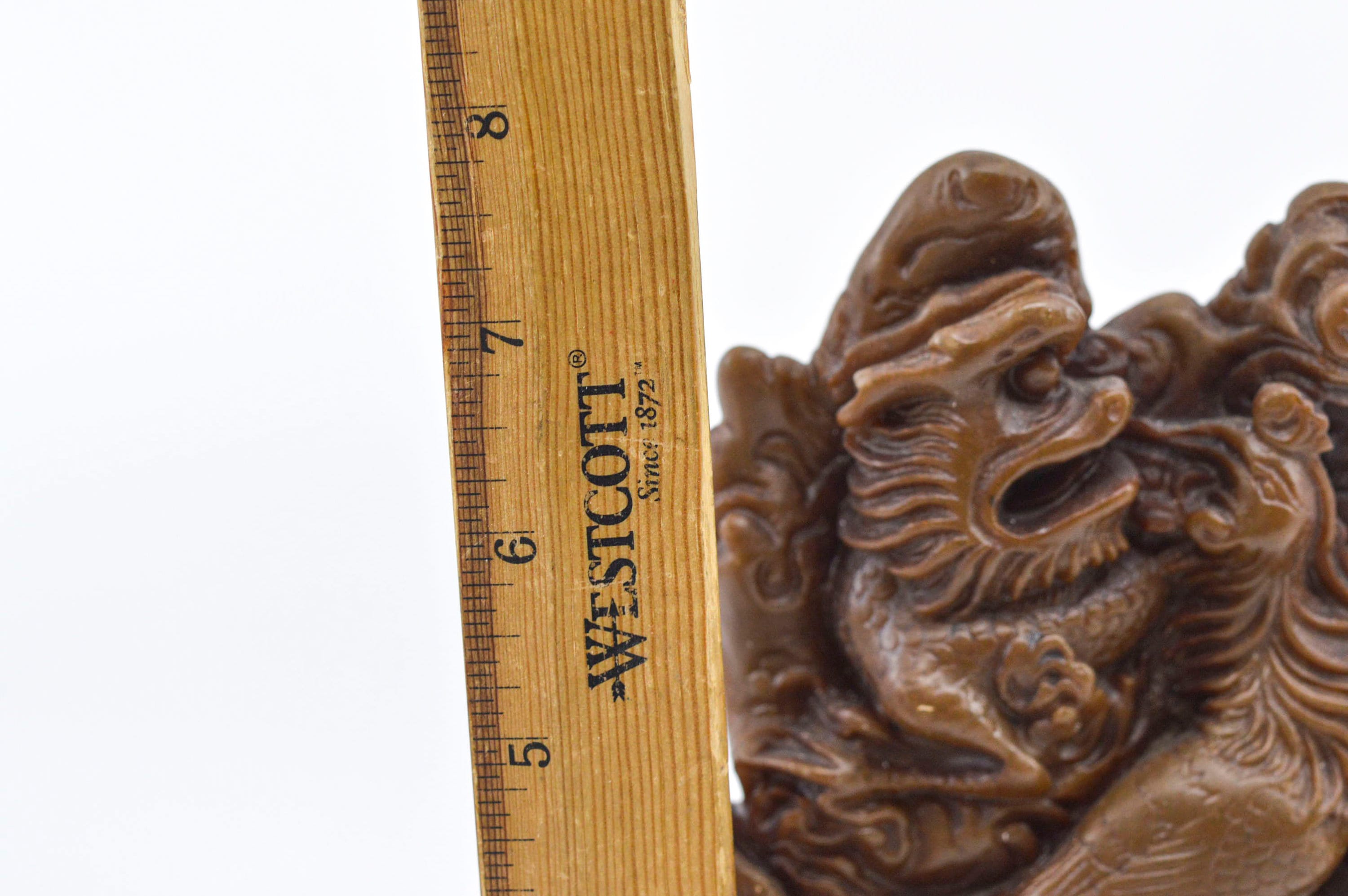 Vintage, Chinese, Ssoap Stone , Dragon , Figurine, 7 Inches Tall, 1970s ...