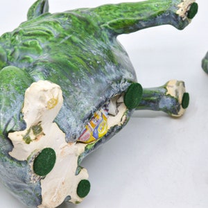 Vintage, Japanese, Ceramic, Green, Pair Fu Lions, Figurines, 5 X 7 ...