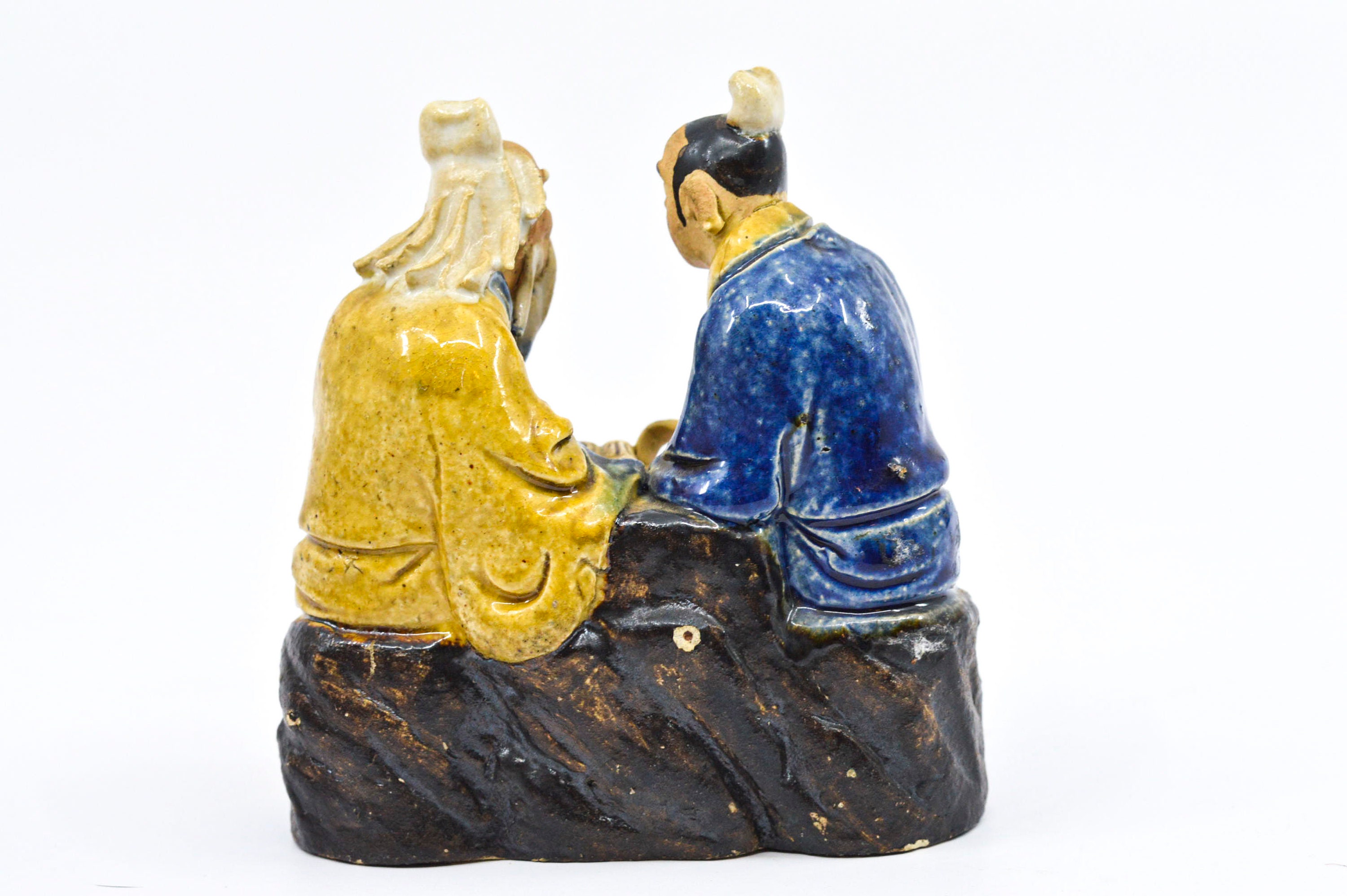 Antique Chinese Glazed Ceramic Mud Man Figurine4 Inches - Etsy