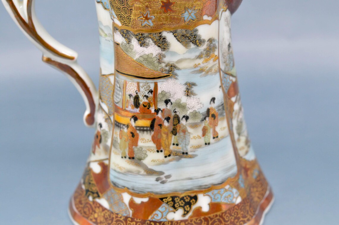 Antique, Japanese, Porcelain, Coffee Pot , 10 Inches Tall, 1920s - Etsy