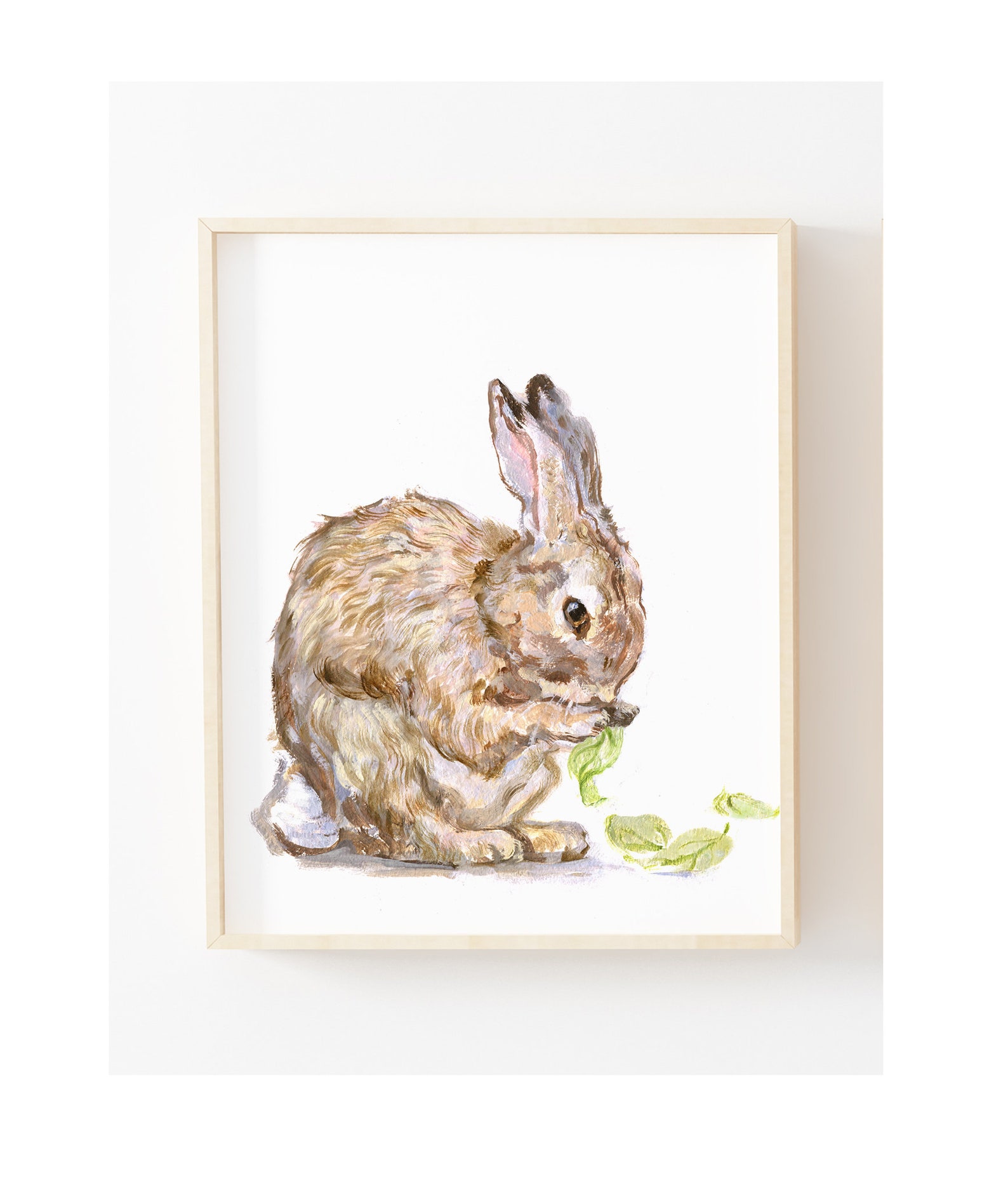 Bunny Art Print Set Bunny Nursery Prints Giclee Bunny | Etsy