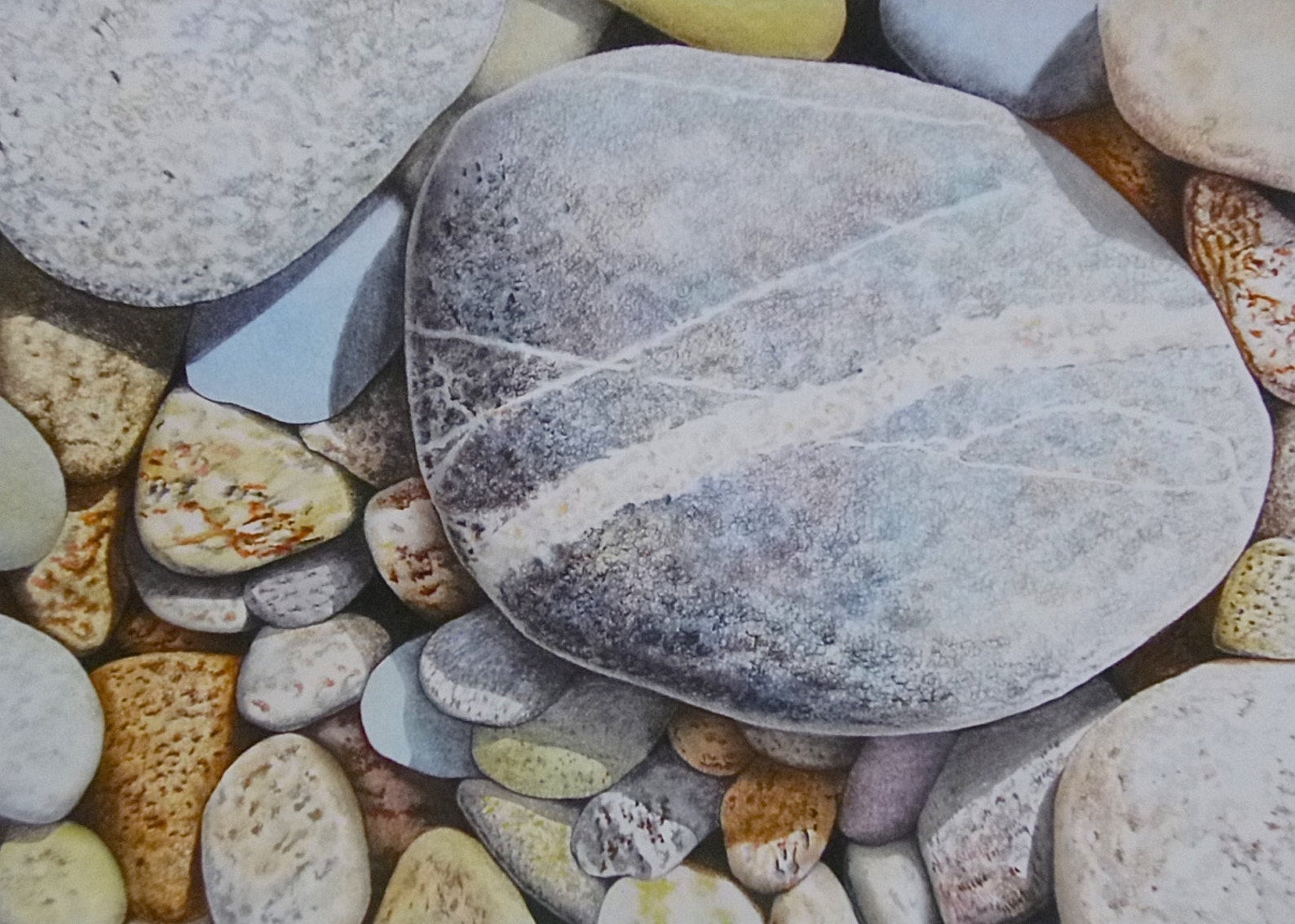 Pebbles on a Beach - Etsy
