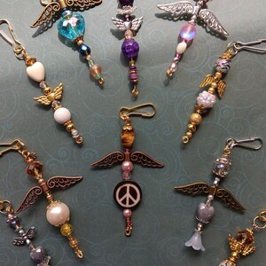 2 Amazing Angels for You Great Addition to Ur Zipper Pull or Purse ...