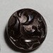 Sale!! 35 Black Glass With Silver Luster Buttons, National Button ...