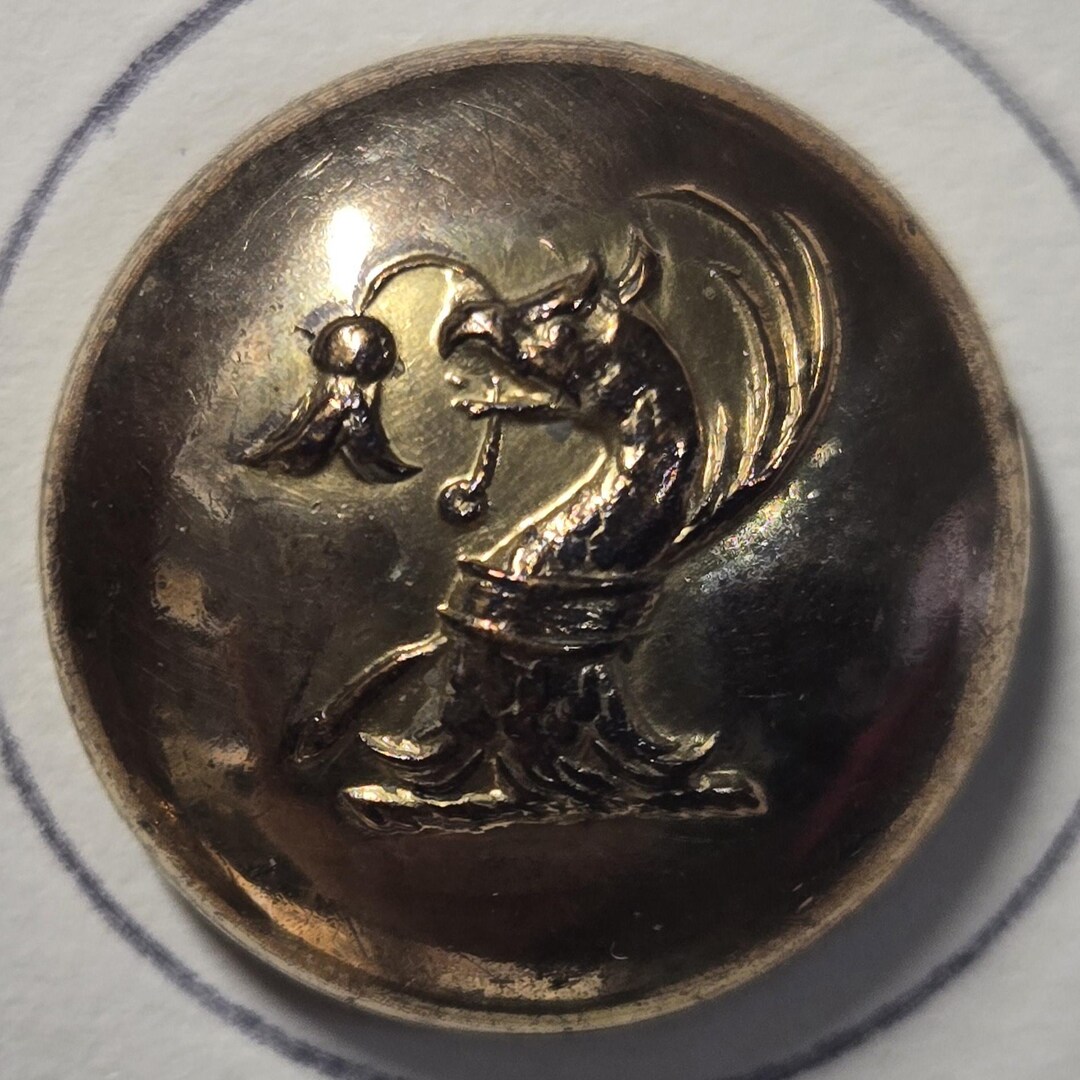 Livery Buttons, British Livery Buttons, Coat of Arms Buttons, Antique ...