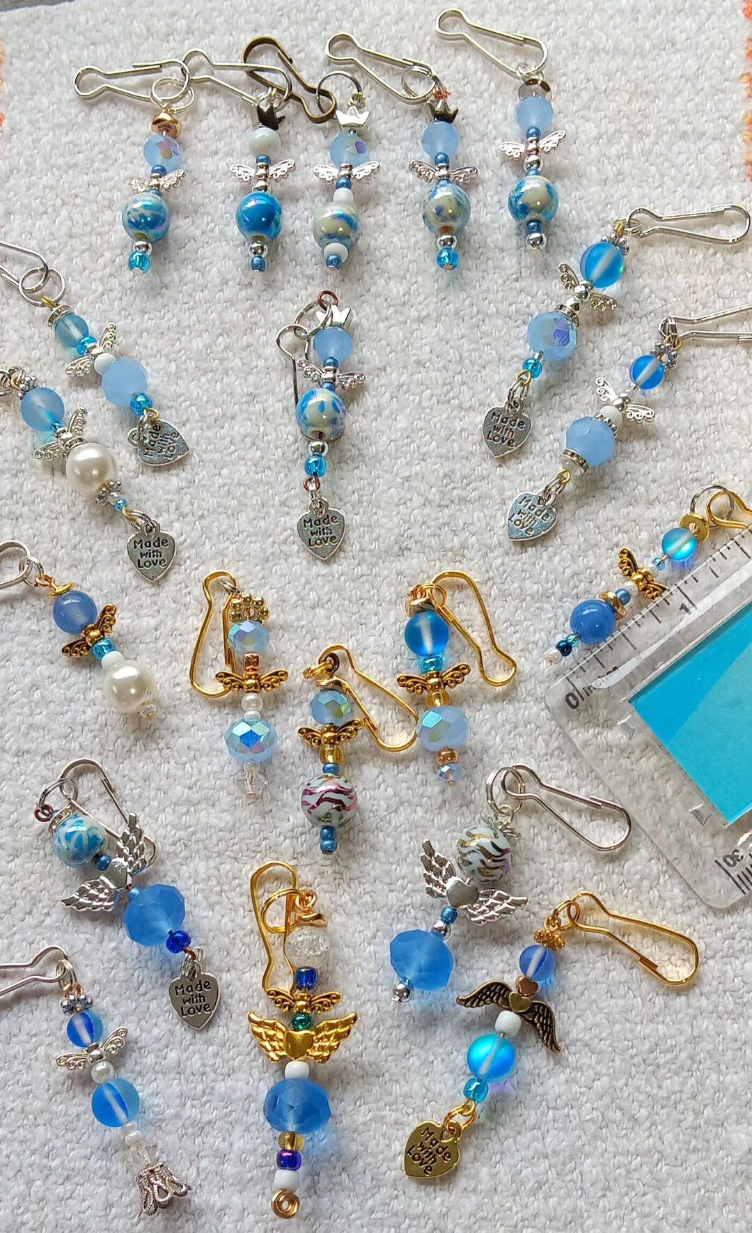 20 Blue Angels for You and Ur Friends Great Addition to Your Zipper ...