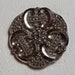 Sale!! 35 Black Glass With Silver Luster Buttons, National Button ...