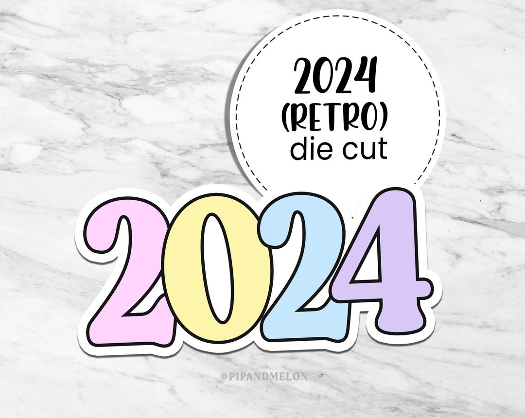 2024 Die Cut Sticker Holographic or Clear Overlay Planner Decal Sticker ...