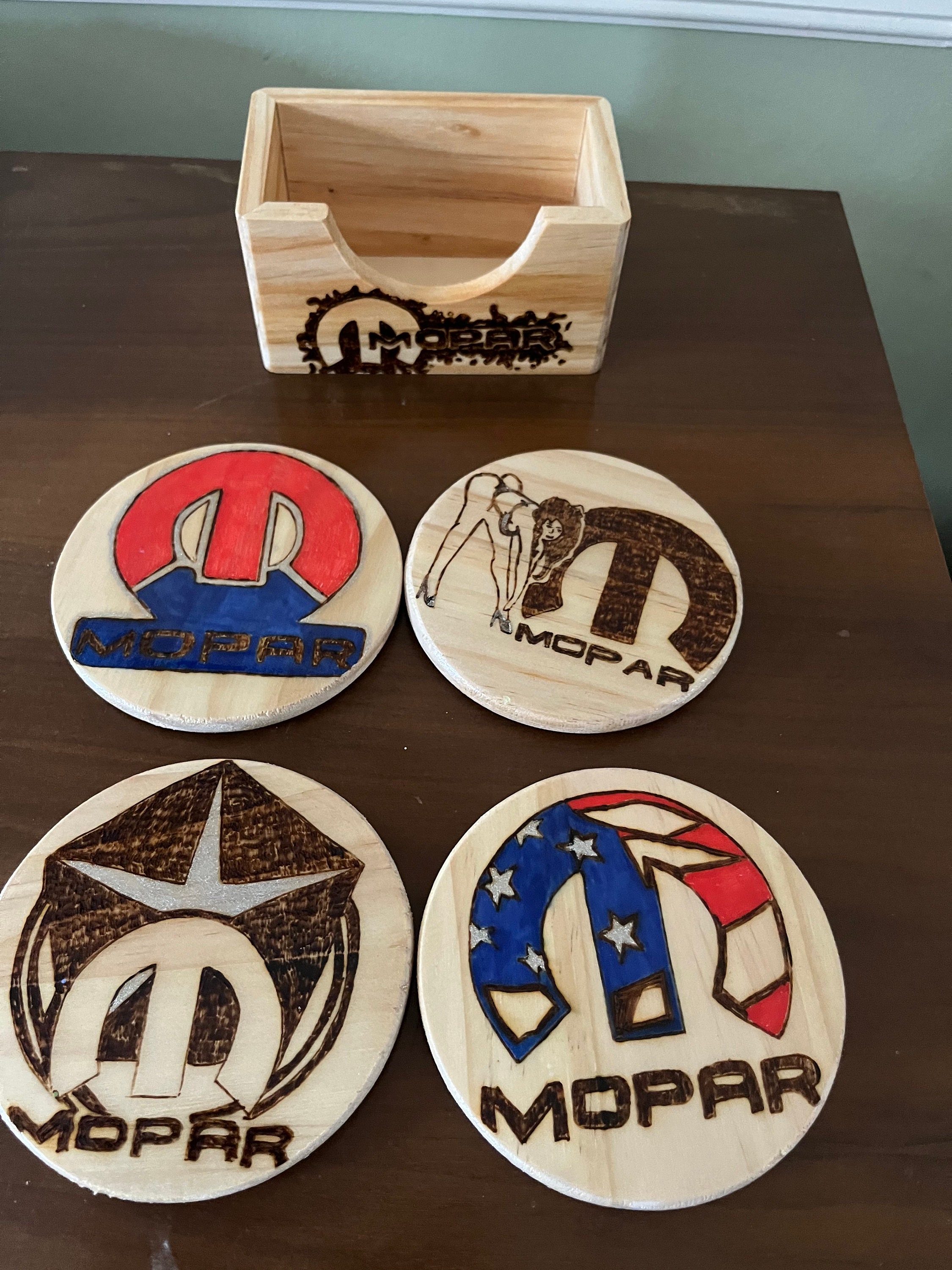 Woodburning Coasters - Etsy