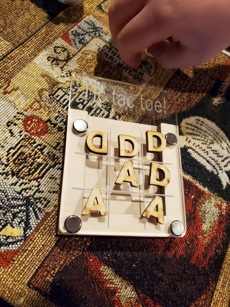 Fathers Day L Tic Tac Toe L Games L Gift L Kids - Etsy