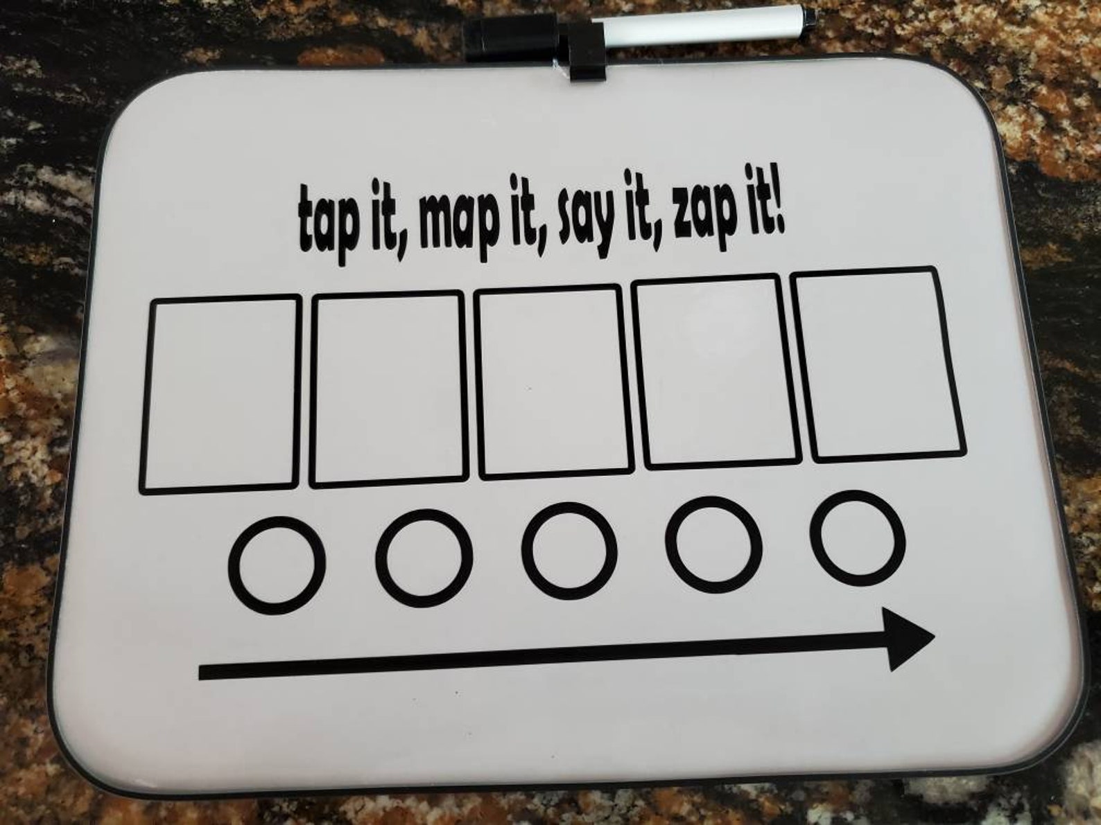 Svg File- Teacher "tap It, Map It, Say It, Zap It" Educational Reading ...