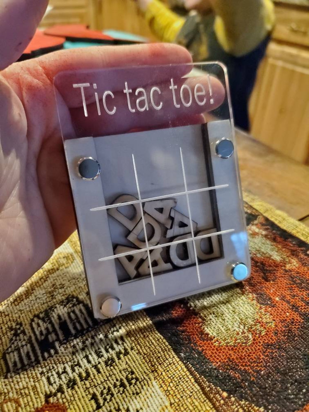 Fathers Day L Tic Tac Toe L Games L Gift L Kids - Etsy