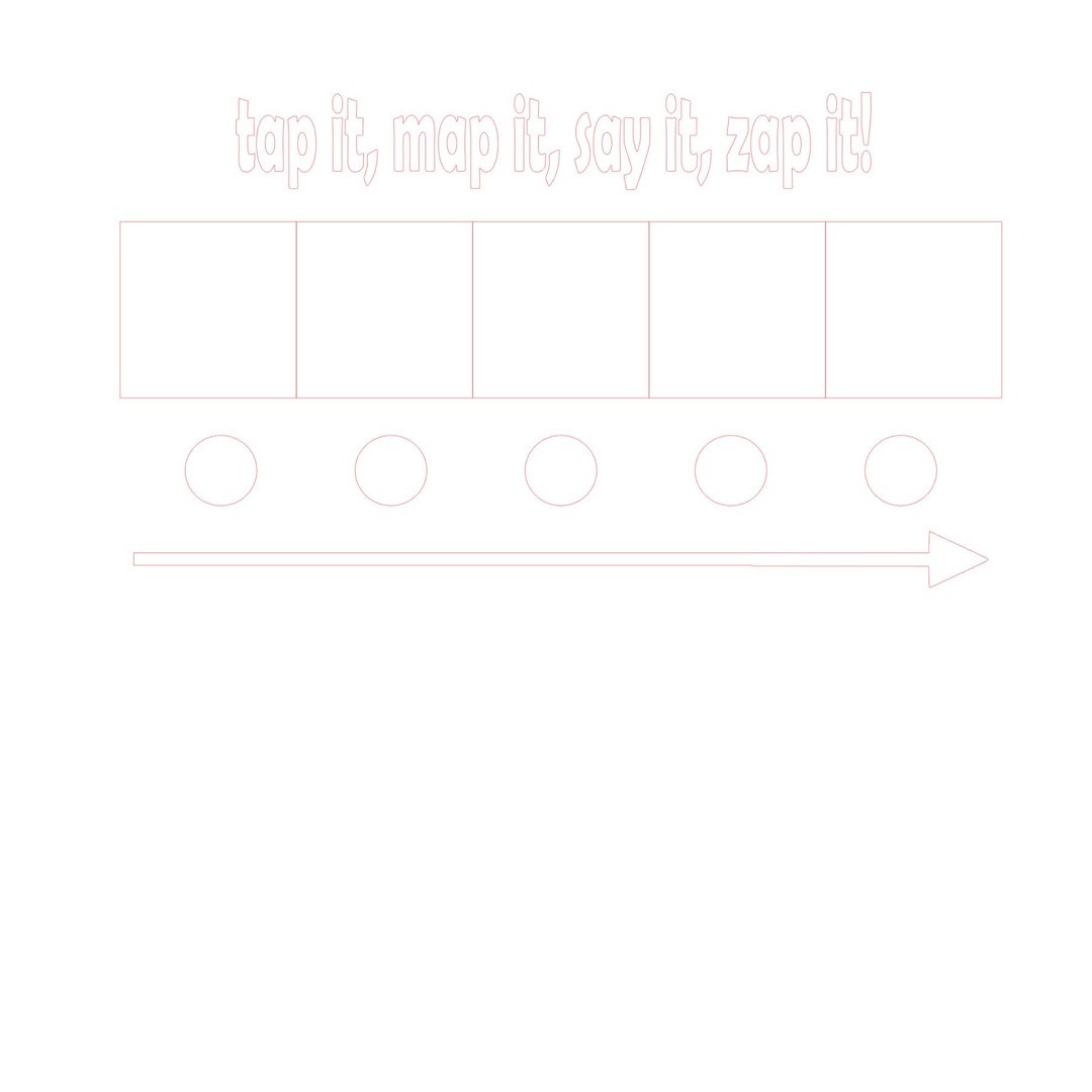 Svg File- Teacher "tap It, Map It, Say It, Zap It" Educational Reading ...