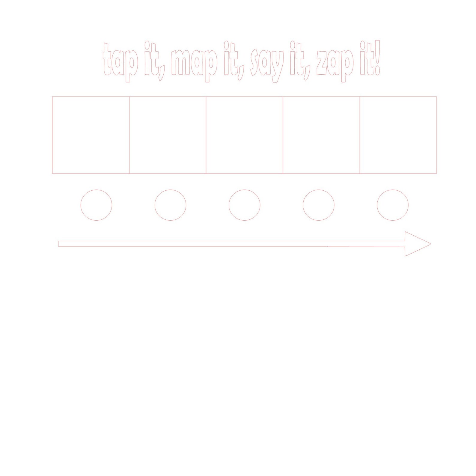 Svg File- Teacher "tap It, Map It, Say It, Zap It" Educational Reading ...