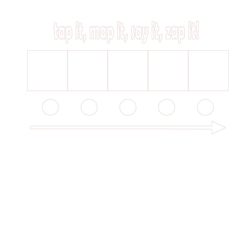 Svg File- Teacher "tap It, Map It, Say It, Zap It" Educational Reading ...