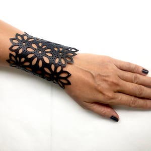 Rubber Cuff Hand Cut From Reclaimed Rubber - Etsy