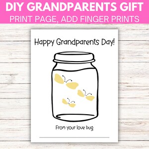 DIY Grandparents Gift, Grandma Grandpa Gift From Kids, Personalized ...