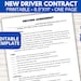 Editable Teen Driver Contract, New Driver Contract Template, Teen ...