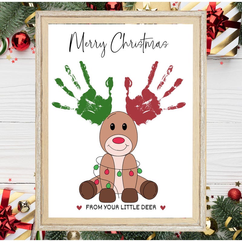 Christmas Handprint - Etsy