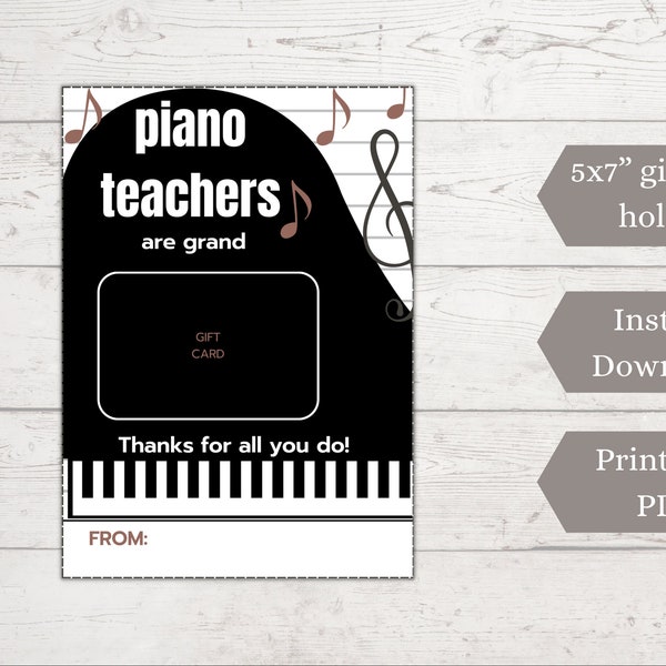 Music Teacher Gift - Etsy