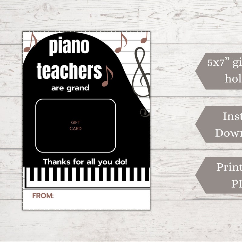 Piano Teacher Gift - 60+ Gift Ideas for 2025