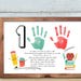 100th Day of School Handprint Poem Craft, 100 Days of School Handprint ...