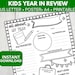 Last Day of School Interview, All About My Year Printable, Year in ...