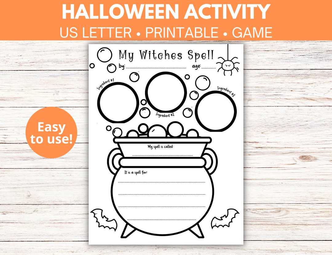 Kids Halloween Activity Printable, Homeschool Halloween Coloring Page ...