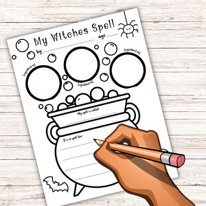 Kids Halloween Activity Printable, Homeschool Halloween Coloring Page ...