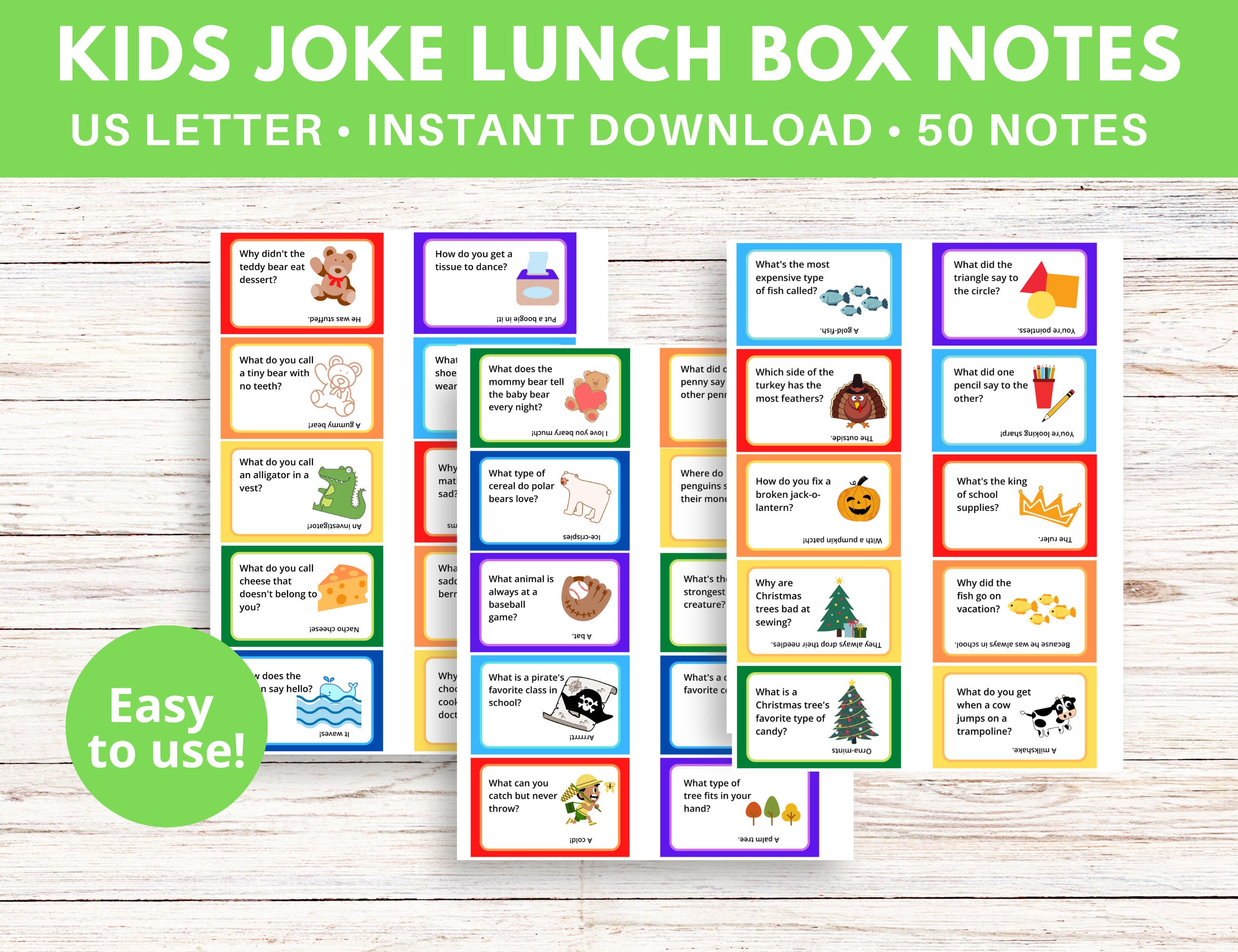 Lunchbox Jokes Printable for Kids, Kids Lunch Cards, Funny Lunch Box ...