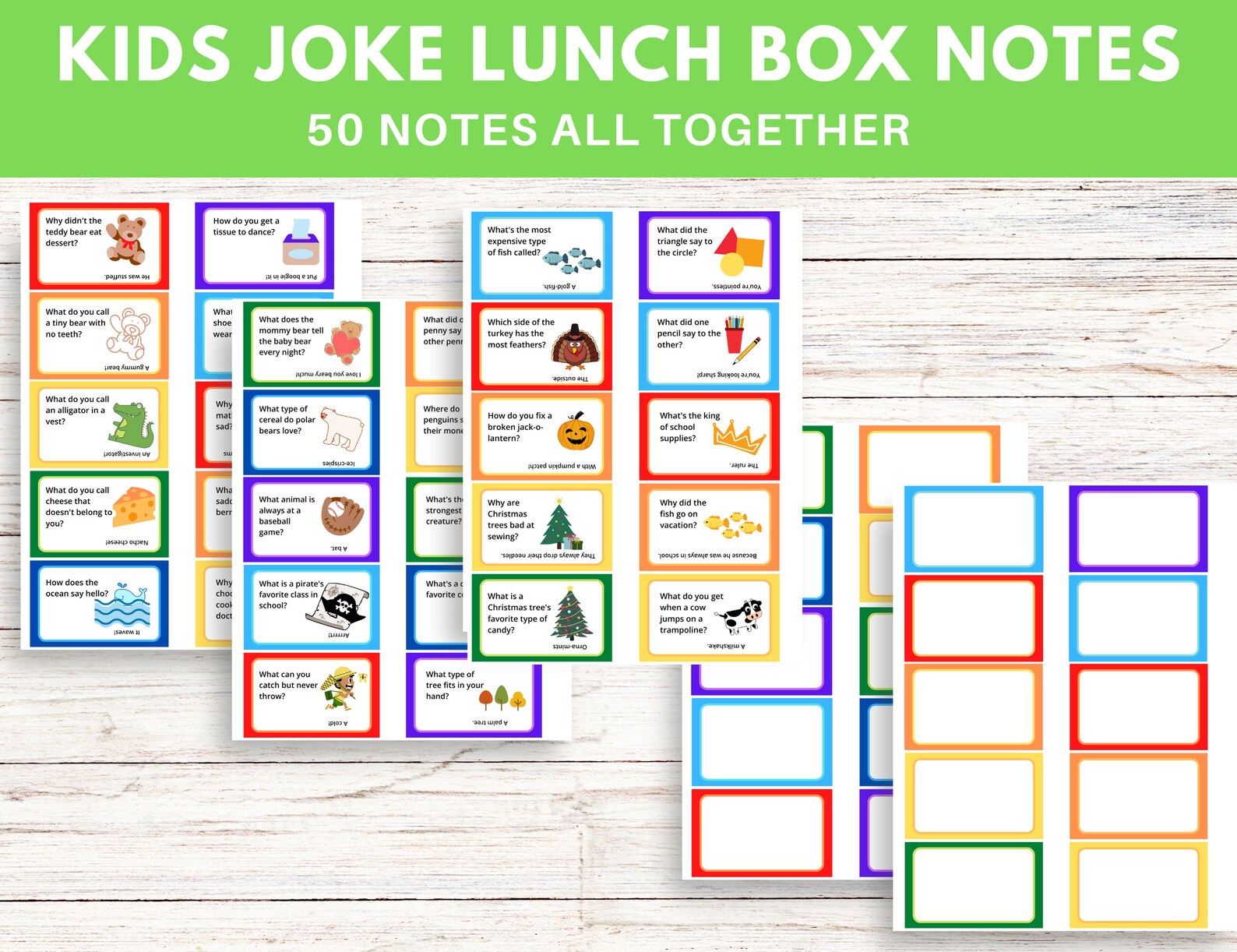 Lunchbox Jokes Printable for Kids, Kids Lunch Cards, Funny Lunch Box ...