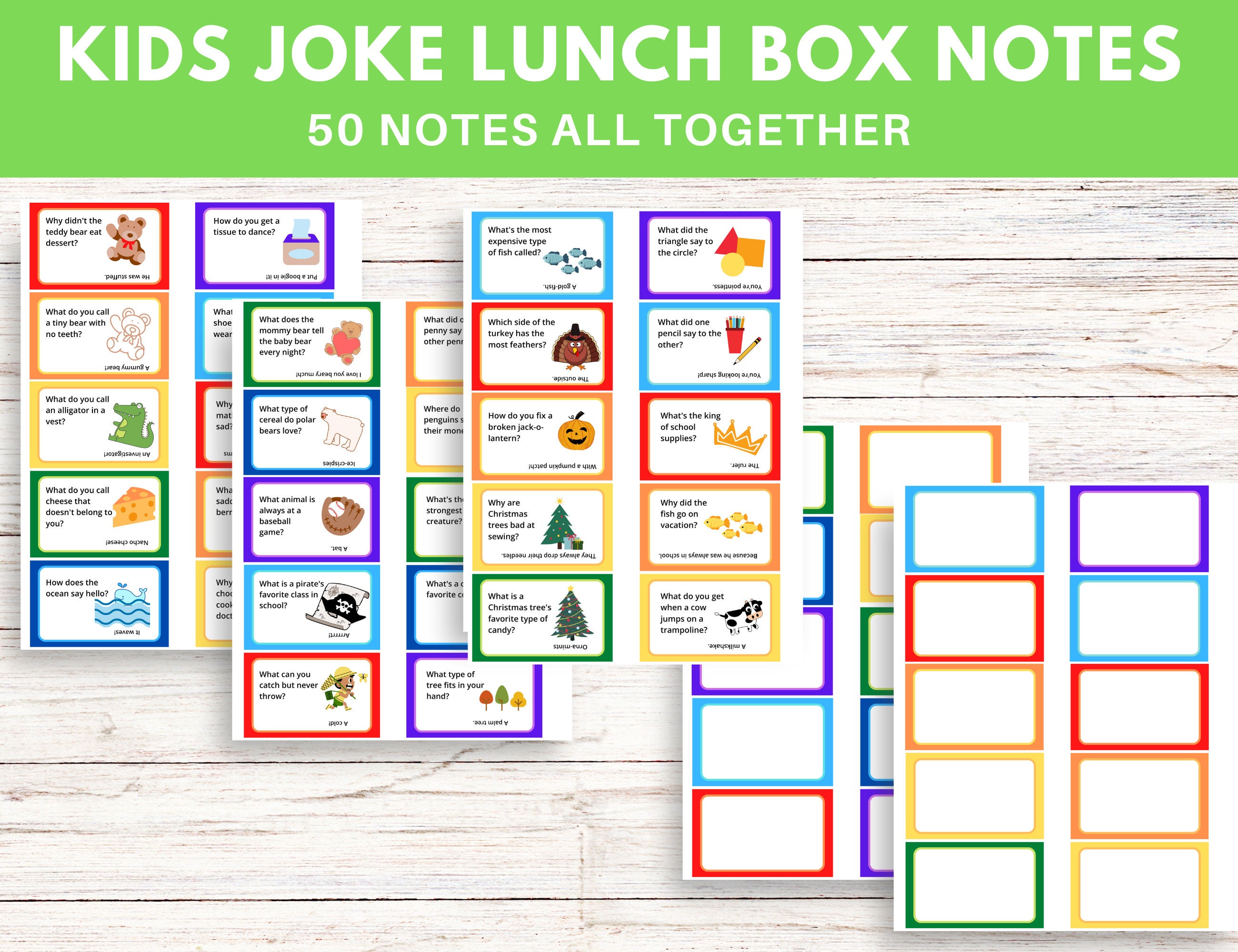 Lunchbox Jokes Printable for Kids, Kids Lunch Cards, Funny Lunch Box ...