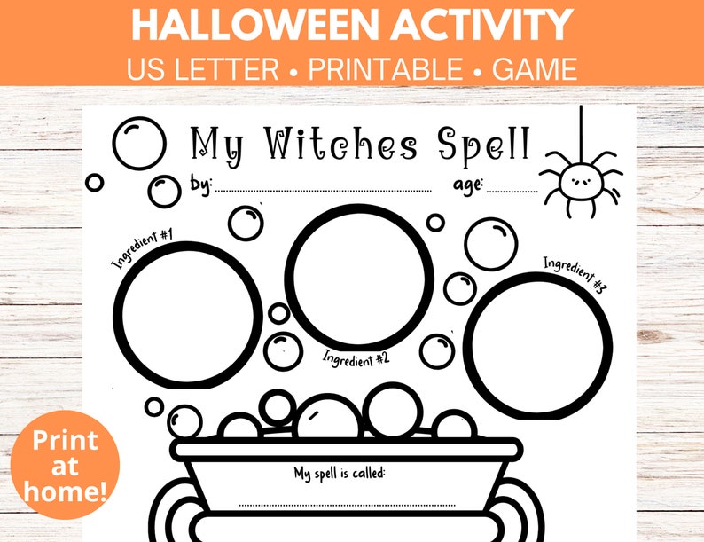 Kids Halloween Activity Printable, Homeschool Halloween Coloring Page ...
