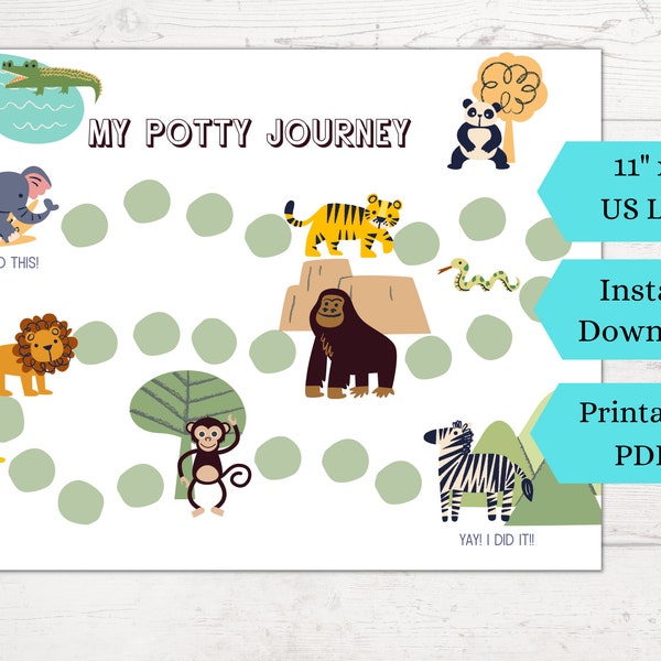 Zoo Reward Chart - Etsy