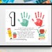 100th Day of School Handprint Poem Craft, 100 Days of School Handprint ...
