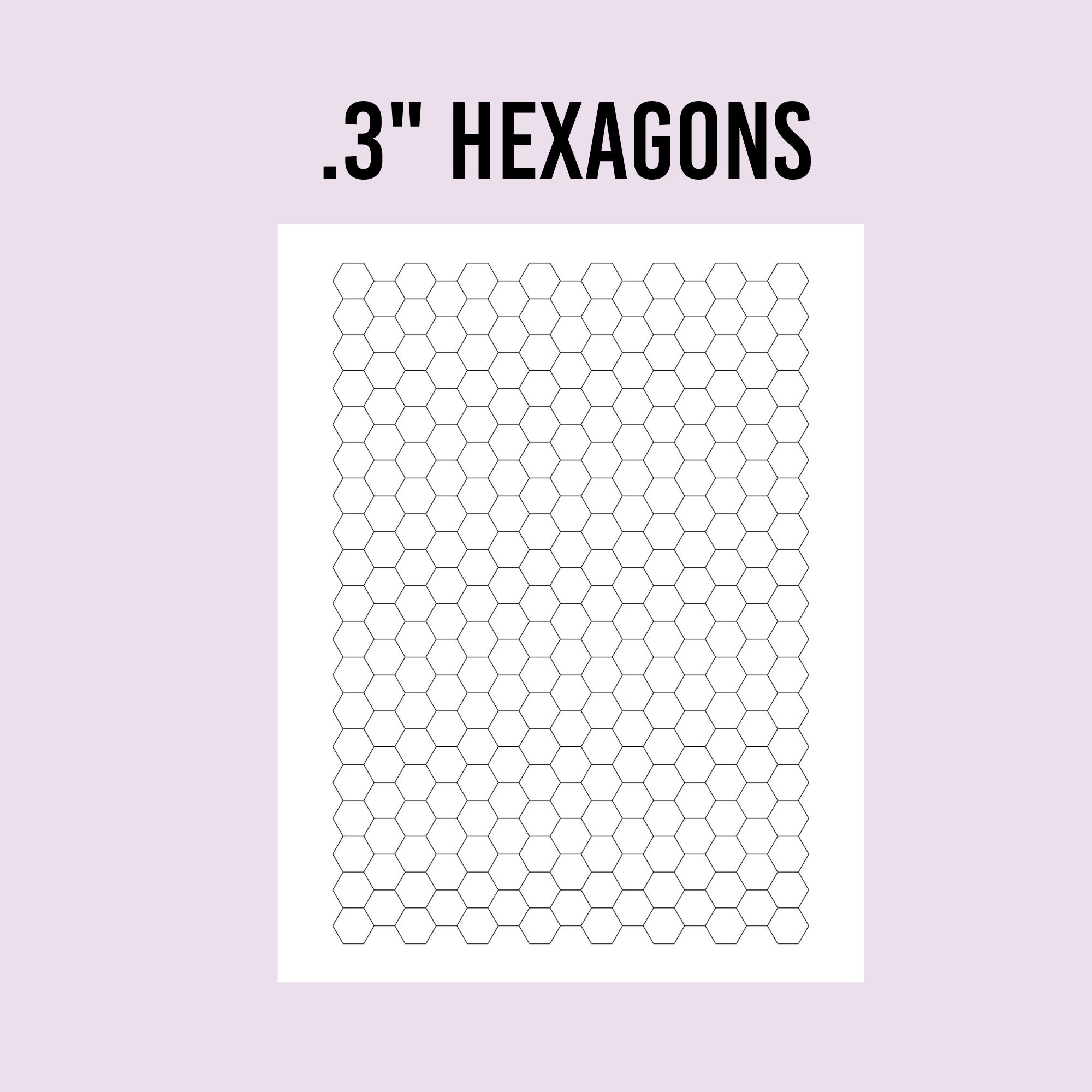Hexagon Graph Paper - Etsy
