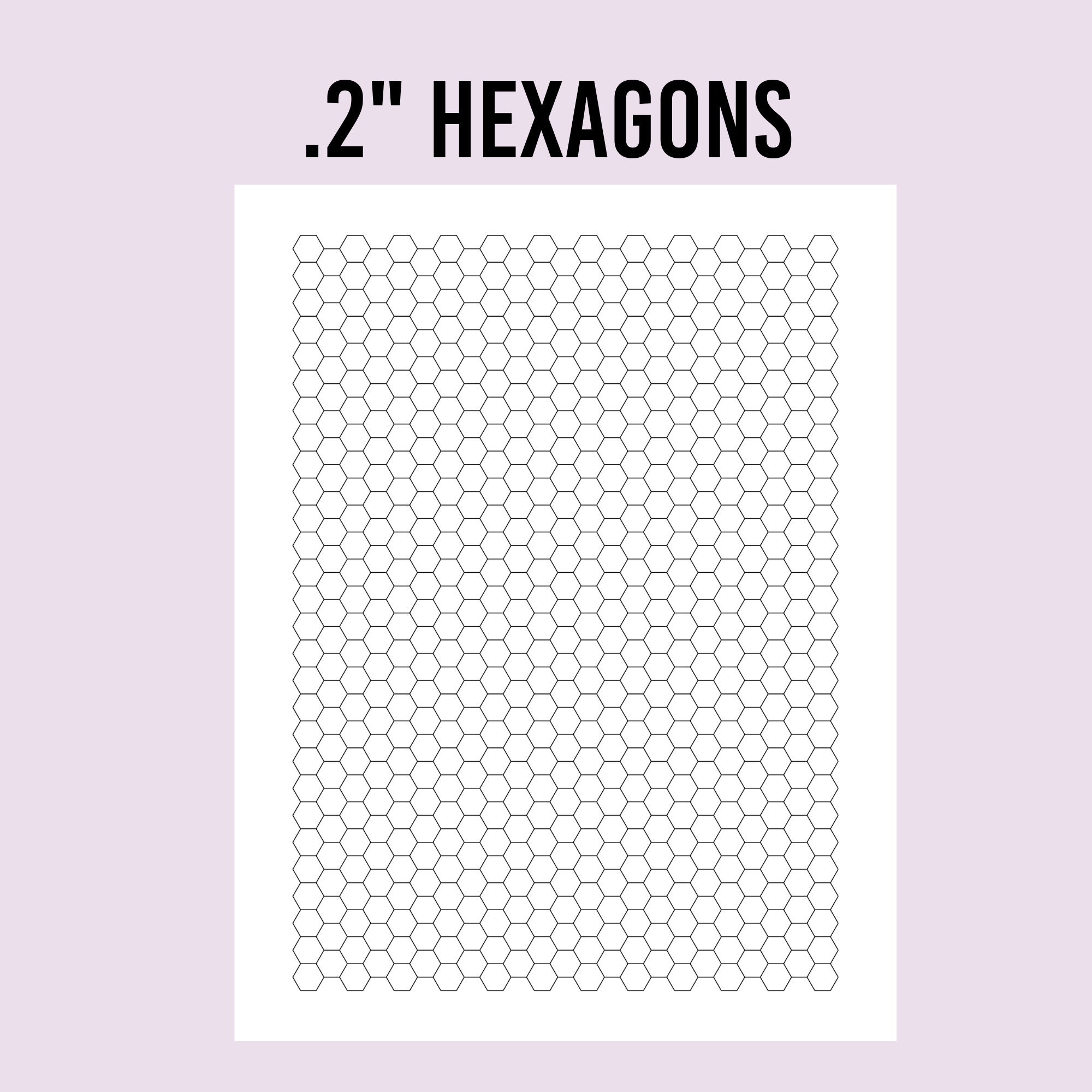 Hexagon Graph Paper - Etsy