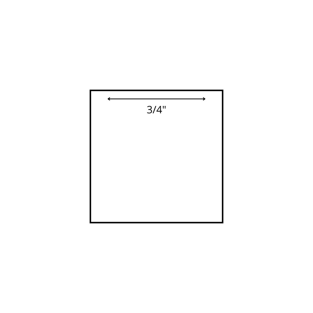 English Paper Piecing - 3/4 Inch Square Choose Package Size - Etsy