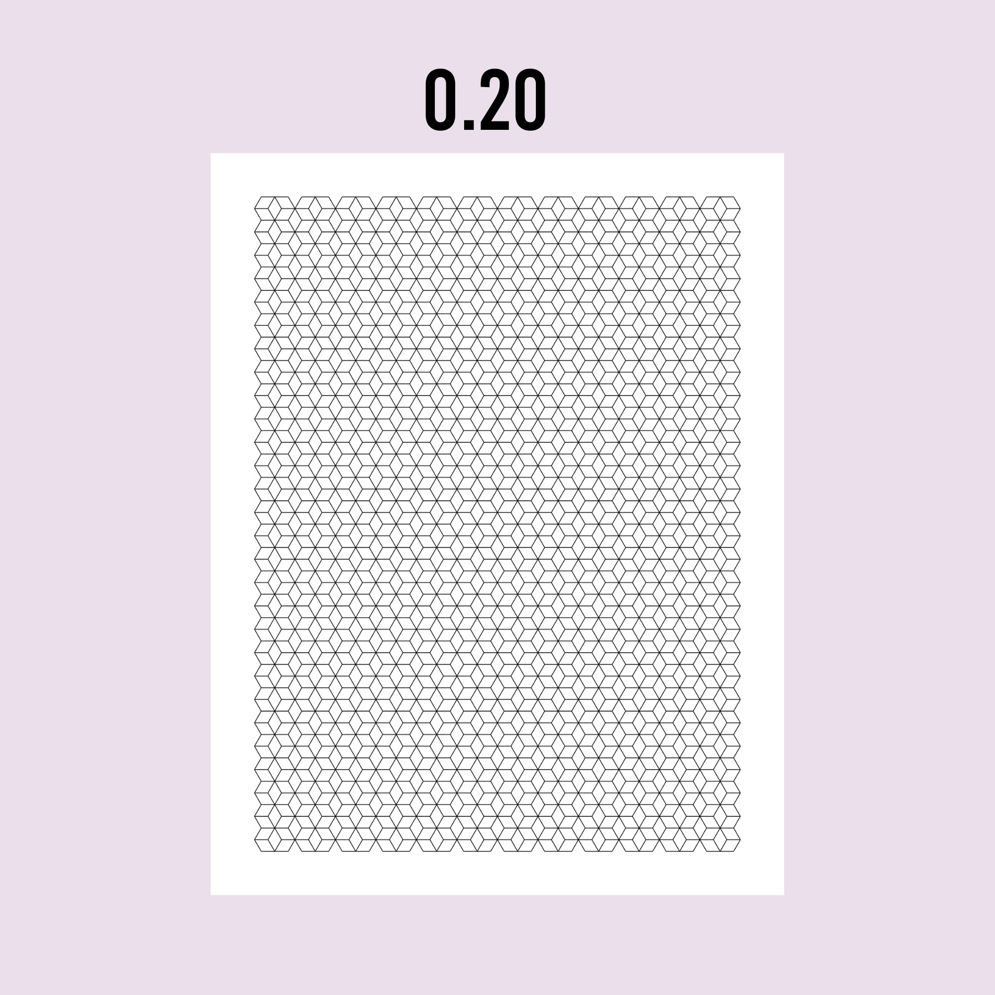 Quilting Tumbling Block Graph Paper - Etsy