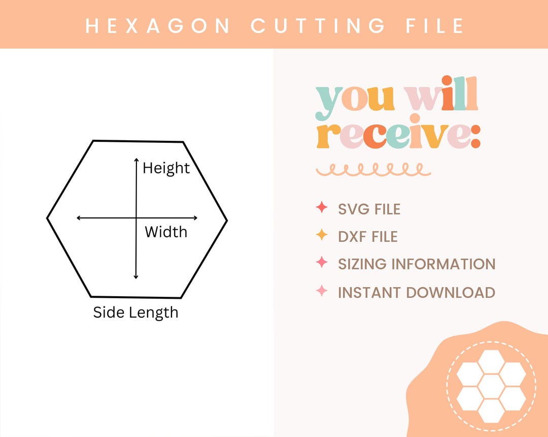 Hexagon Cutting File for EPP - Etsy