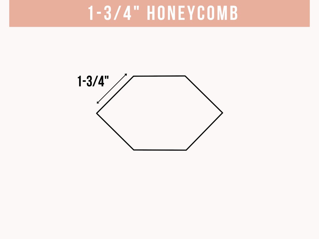 1-3/4" Honeycomb for English Paper Piecing | EPP - Etsy