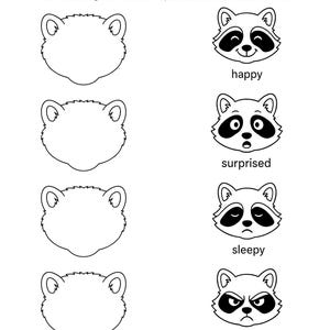 Raccoon Activity Pack: Homeschool Printable Worksheets (PDF Download ...