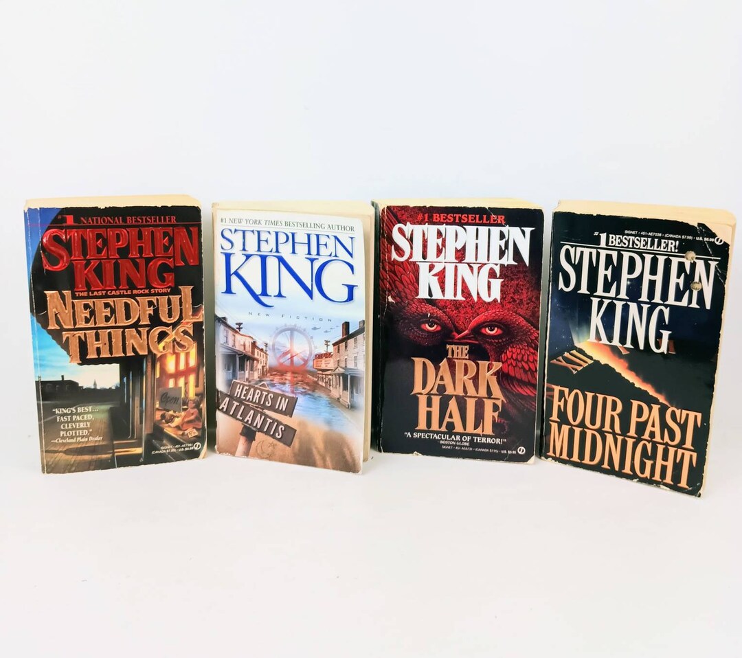 Stephen King Book Lot Set of 4: 1990s Horror Fiction Signet - Etsy