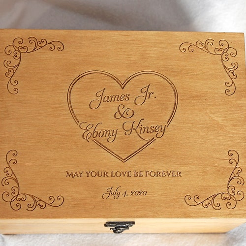 Wedding Invitation Memory Keepsake Box-custom Made 9 - Etsy