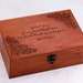 Personalized Jewellry Box, Custom Engraved Wooden Box, Engraved Poem on ...